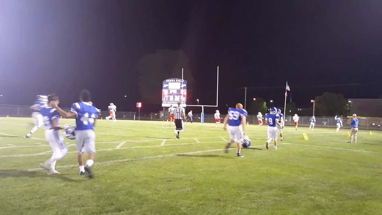 Brandon Kenyon finishes off an 80 yd TD pass from Alexis Garrido - YouTube