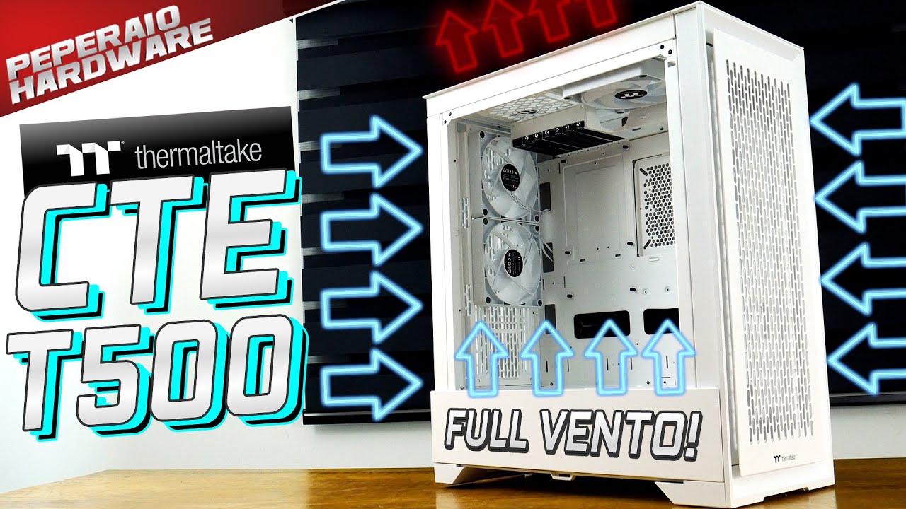 Thermaltake CTE T500 Air Snow ARGB: O Retorno dos FULL TOWER, um case ...