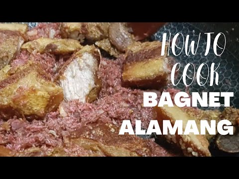 How to cook BAGNET BAGOONG ll Crispy Bagnet & Alamang Bagoong ...