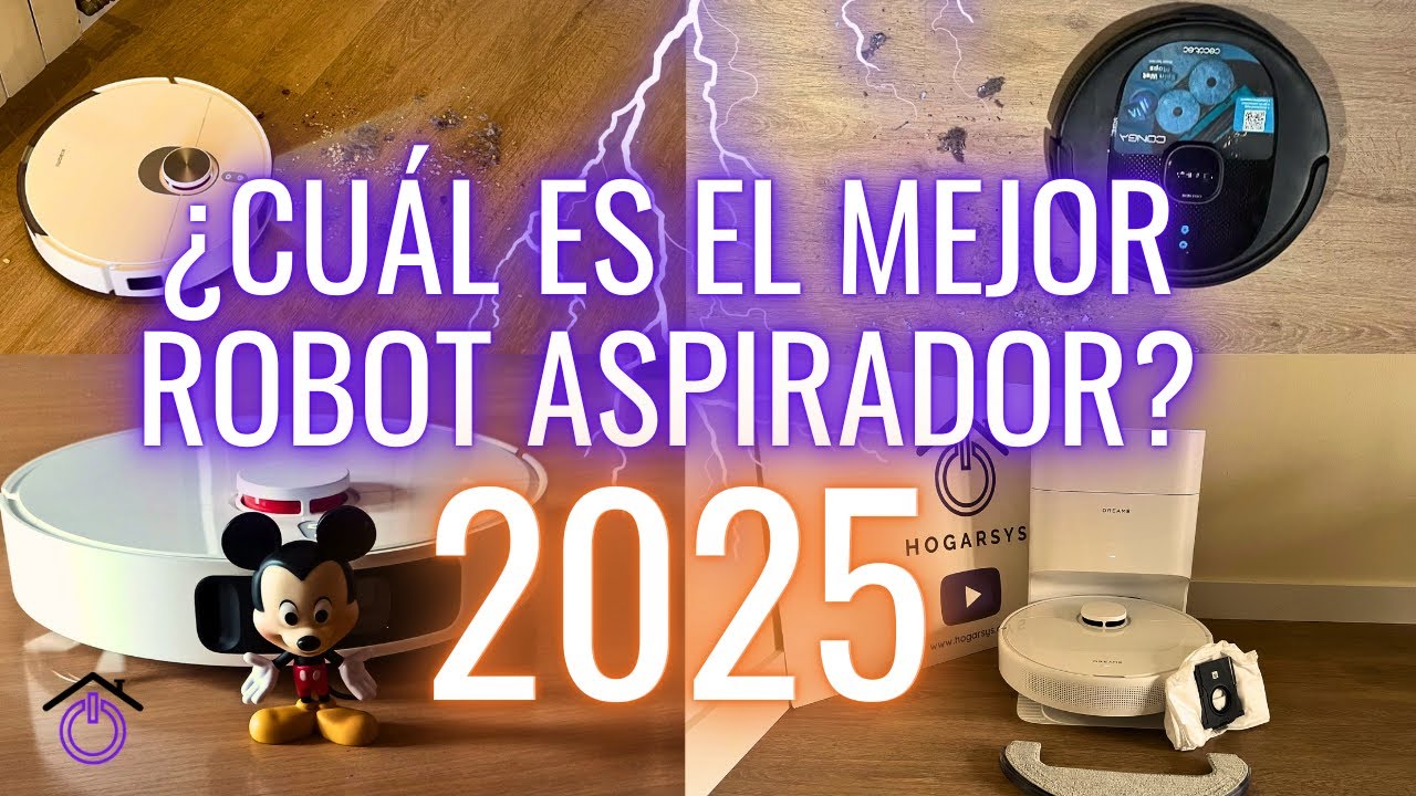 🧹💦¿Cuál es el MEJOR ROBOT ASPIRADOR Calidad precio? | Comparativa 2025 ...