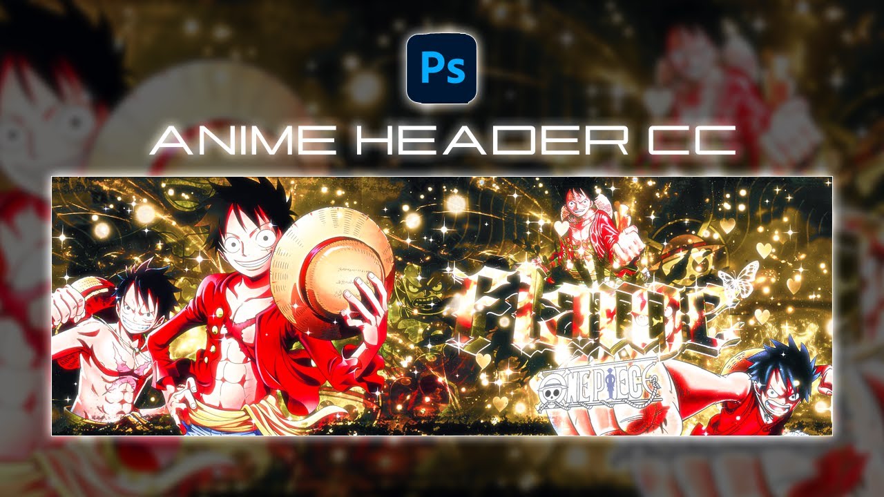 How To Make The *BEST* Anime Header CC in PHOTOSHOP (2022) - YouTube