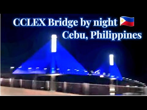 CCLEX Bridge by night Cebu City Love Philippines 🇵🇭♥️ #travel #vlog # ...
