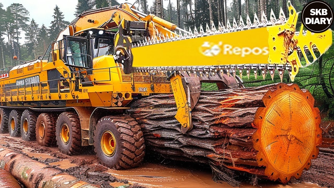Forestry Wood Machine Technology That Has Full Power Ep-4 - YouTube