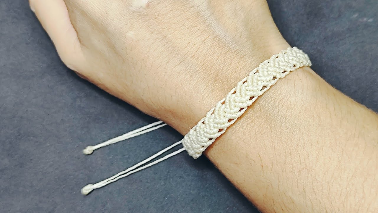 Pulseira Macrame Passo a Passo/Tutorial Macrame Bracelet Diy - YouTube