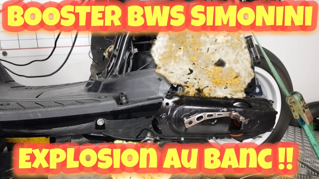 BOOSTER BWS SIMONINI explosion au banc ! - YouTube