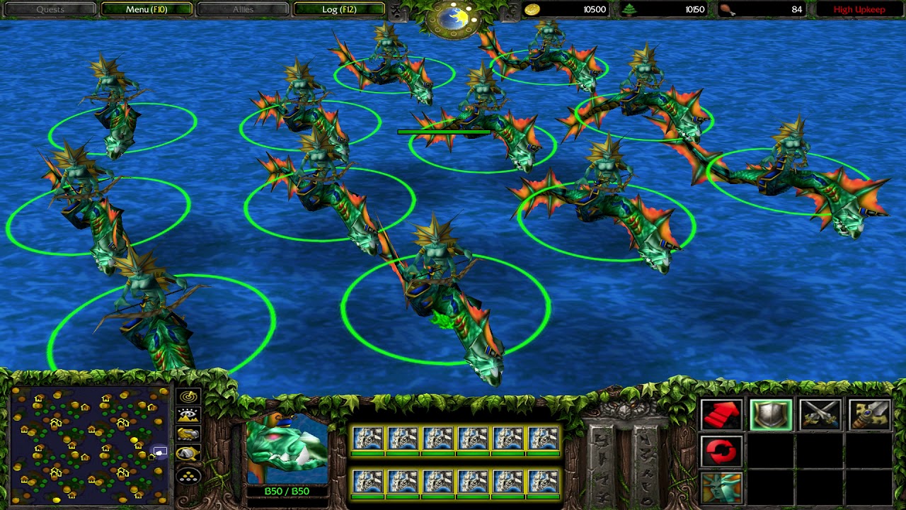 WC3 Classic: Naga Archer on a Shadow Serpent Mount - YouTube