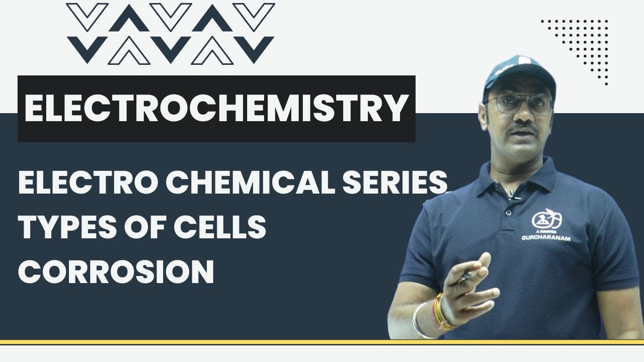 Electro Chemical Series, Types of Cells, Corrosion #neet2023 - YouTube