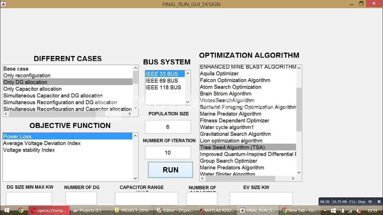 TREE SEED ALGORITHM- DG PLACEMENT - YouTube