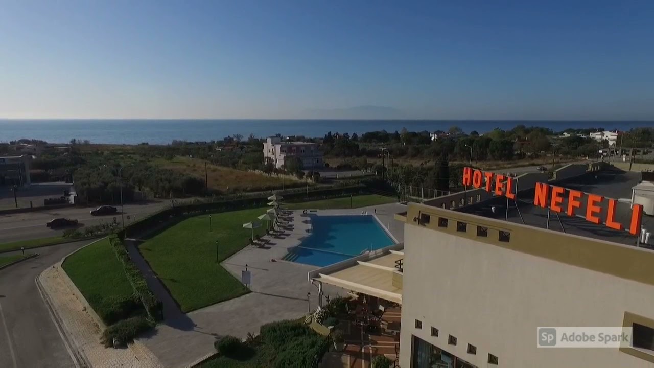 NEFELI HOTEL DRONE VIEW 1 - YouTube