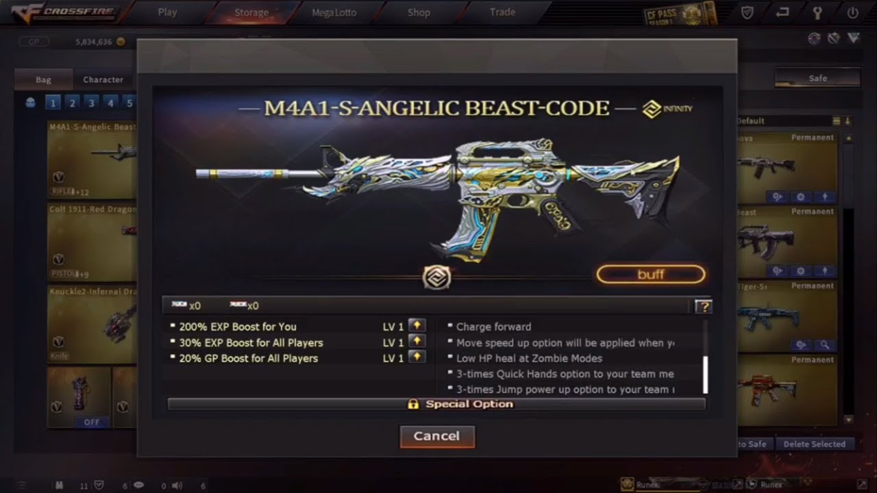 M4A1-S-Angelic Beast-Crest Lapis Lotto Draw | CROSSFIRE PH - YouTube