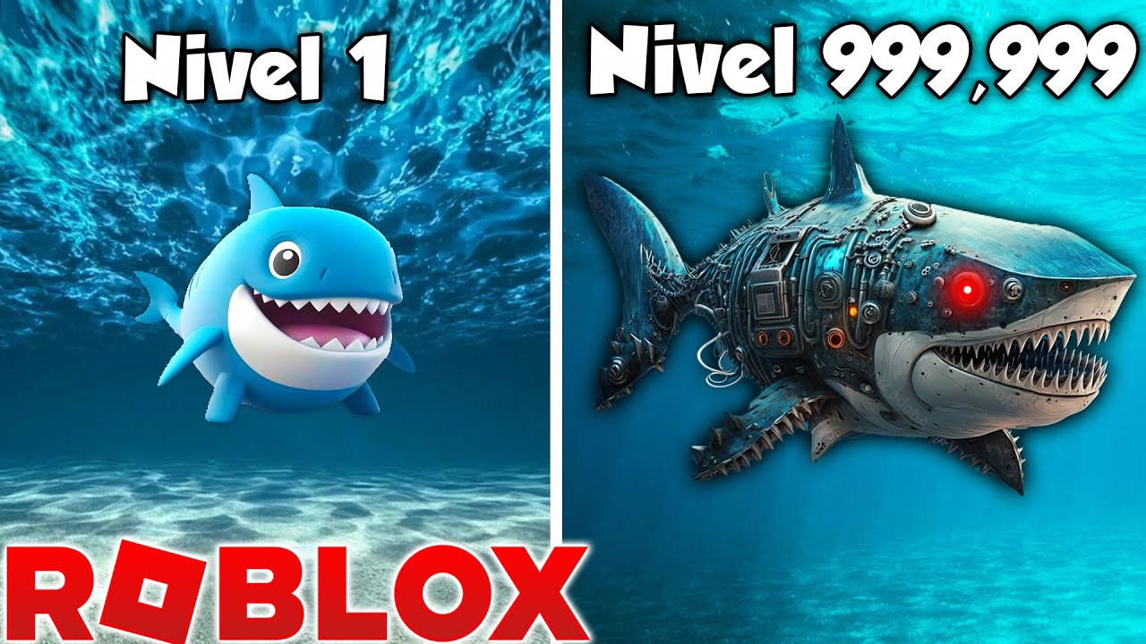 🎉Me Hago un Tiburon Gigante 🦈 Roblox Be a Shark - YouTube