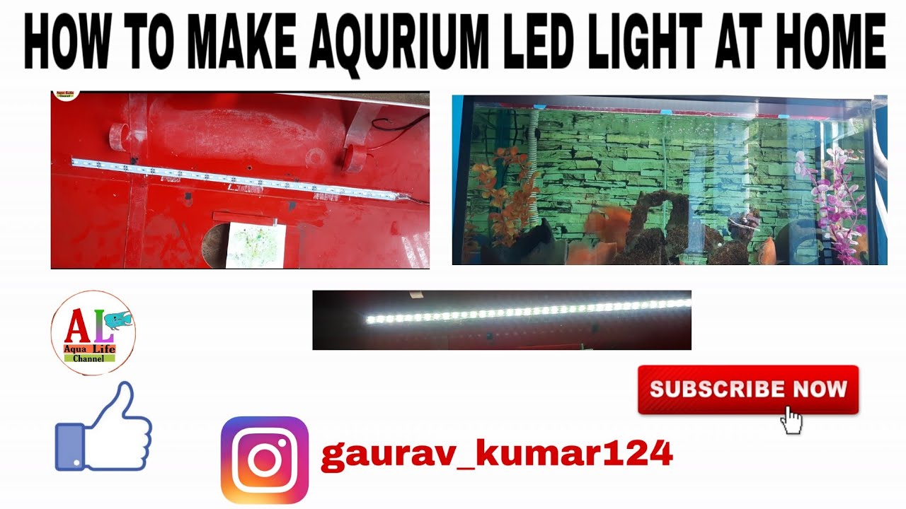 How to make an aquarium light ||DIY|| HOME MADE|| - YouTube