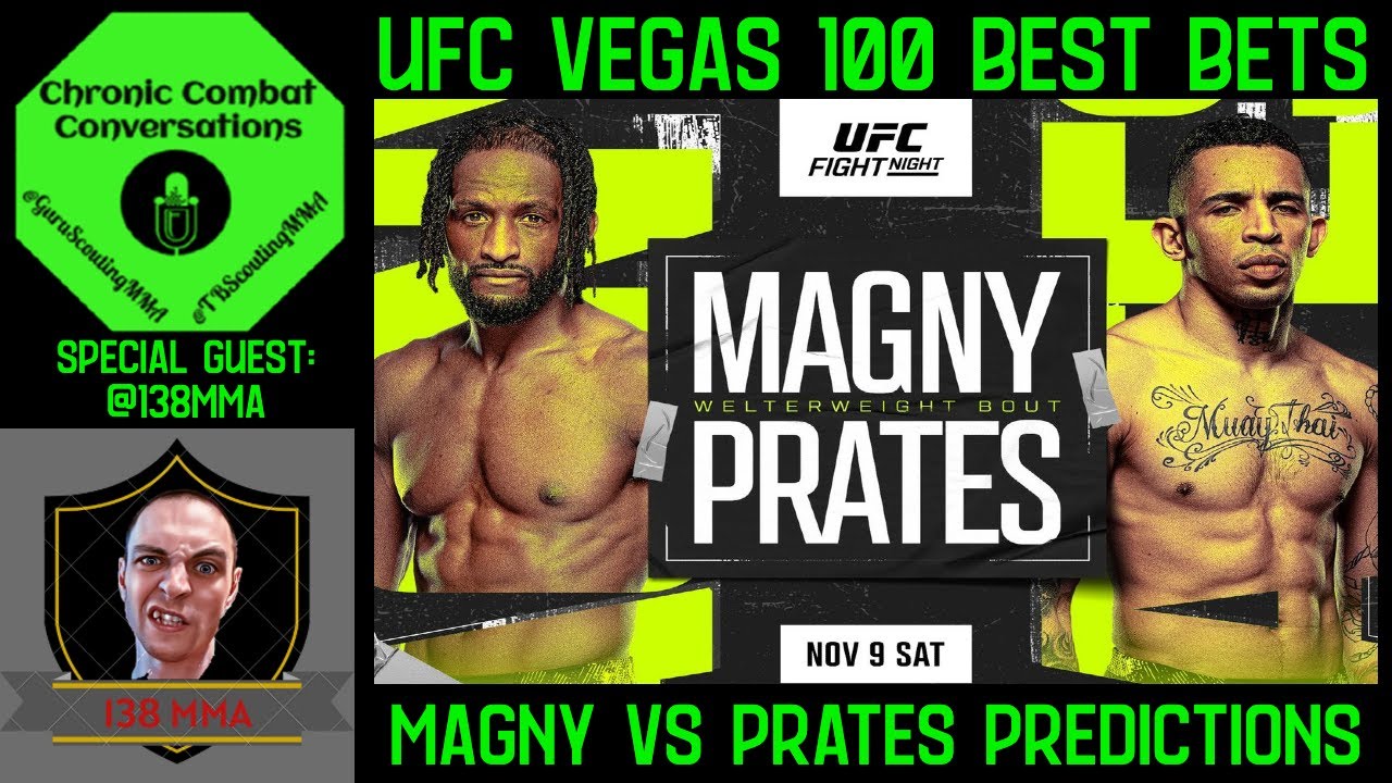 UFC Vegas 100 Full Card Predictions | Magny vs Prates Best Bets - YouTube