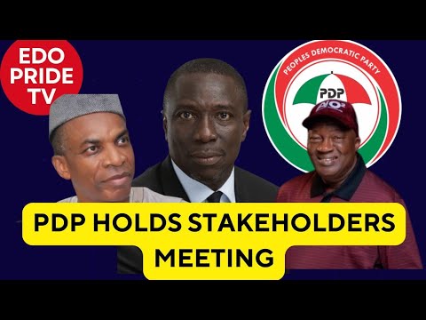 EDO UPDATE: PDP HOLDS STAKEHOLDERS MEETING - YouTube