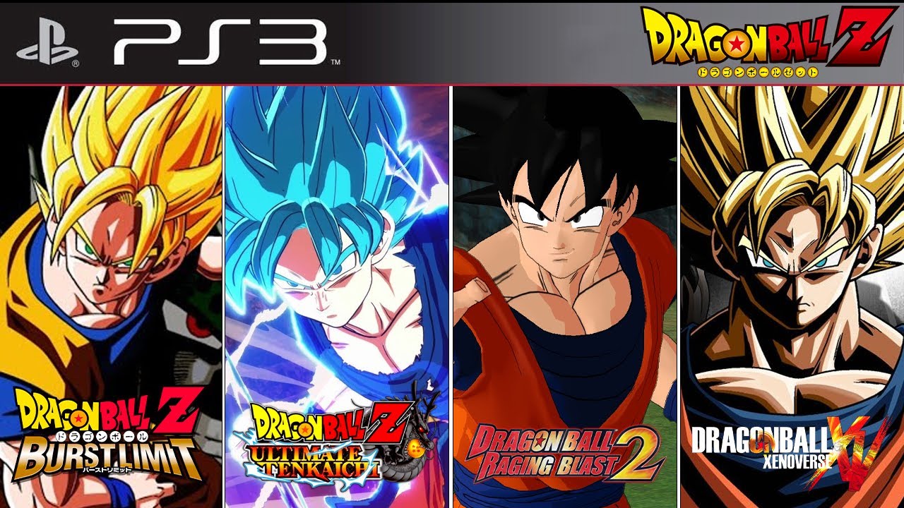 Dragon Ball Games for PS3 #evolutiongame #gamehistory #dragonballz ...