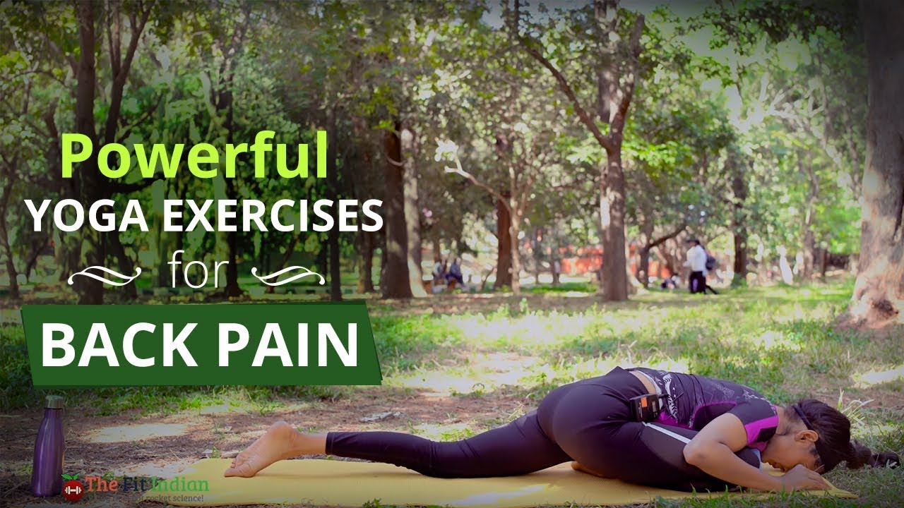 Powerful Yoga Exercises for Back Pain - Stretches for Spinal Cord, Back ...