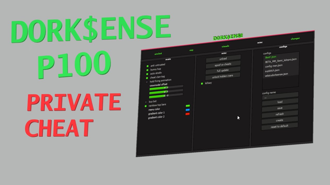 DORK$ENSE NEW PRIVATE BEST CHEAT (HITS P) (CRACKED DLL ON WEBSITE ...