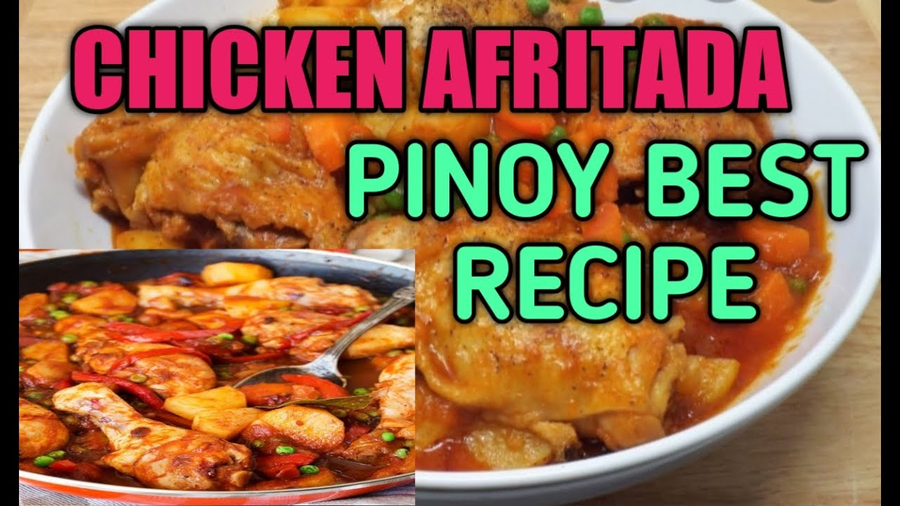 Chicken Afritada| How to cook chicken Afritada| Pinoy Best Recipe ...