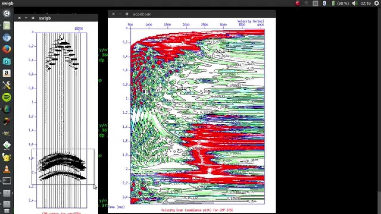 PARTE 2: procesamiento sísmico en seismic unix. - YouTube