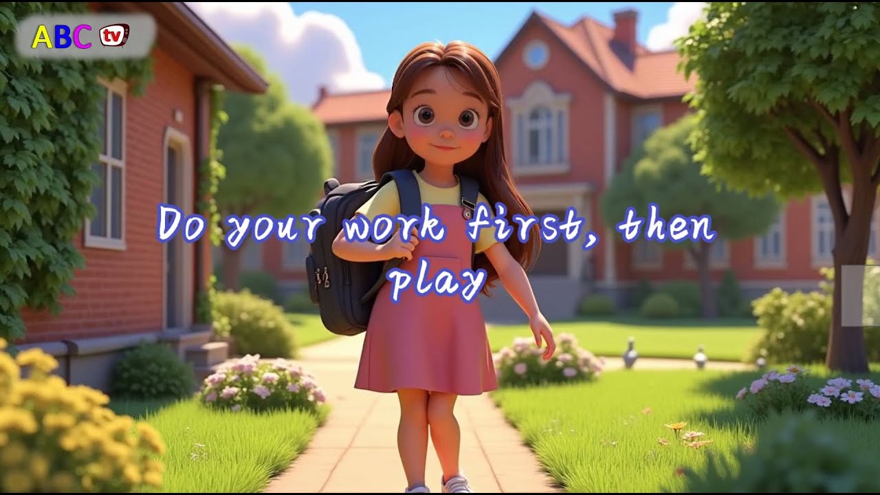 🎠 Do Your Work First, Then Play | A Kids’ Story About Balancing Work ...