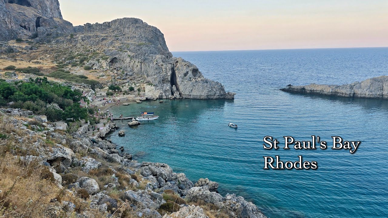 St. Paul Bay, Rhodes – A Quick Trip to Paradise - YouTube