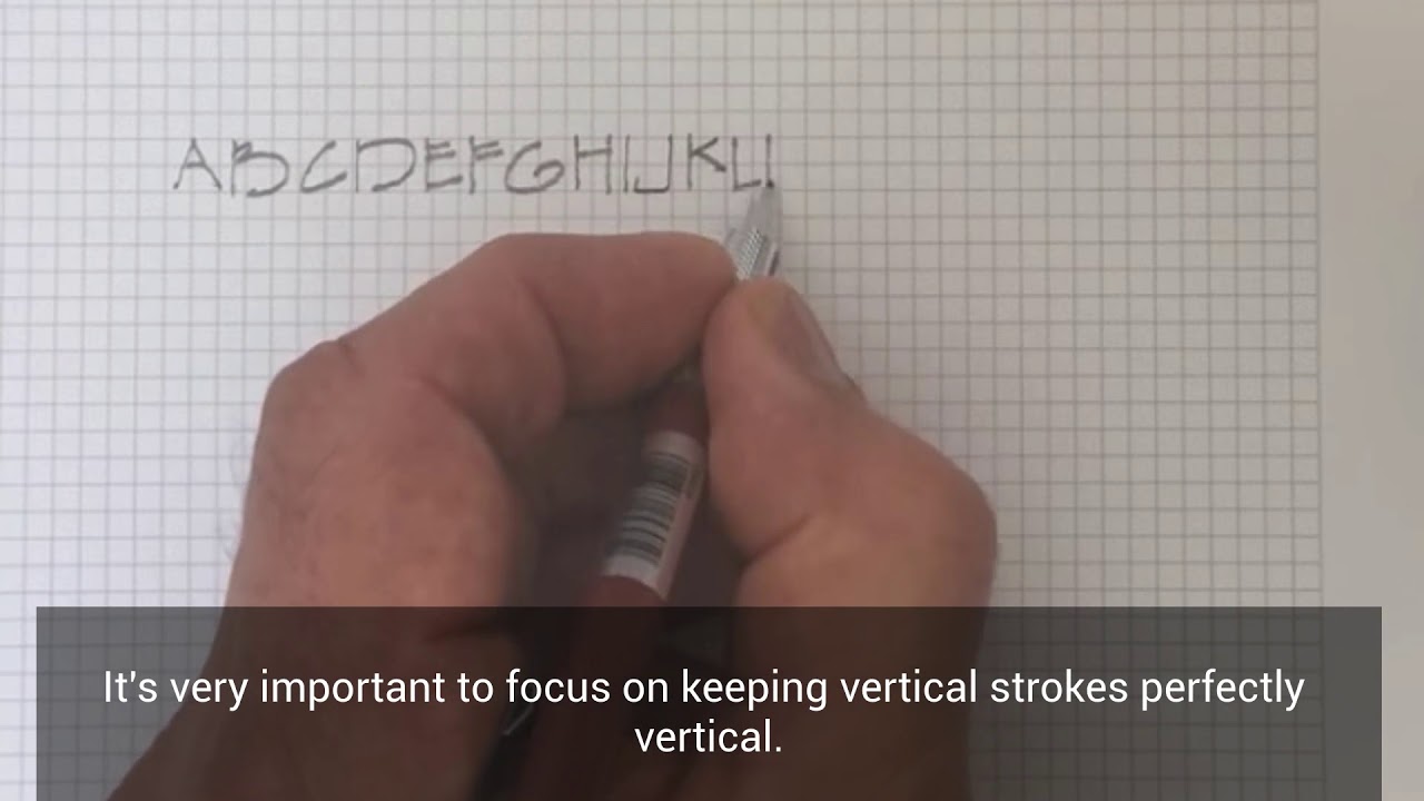 Architectural Lettering: An Introduction - YouTube