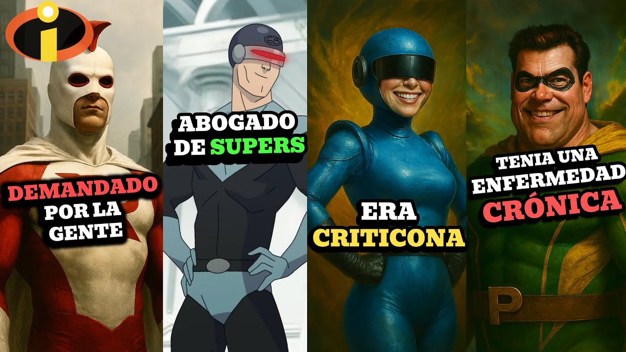 La TRINIDAD de los SUPERS en Los Increibles - Los Tremendos Tres (Datos ...