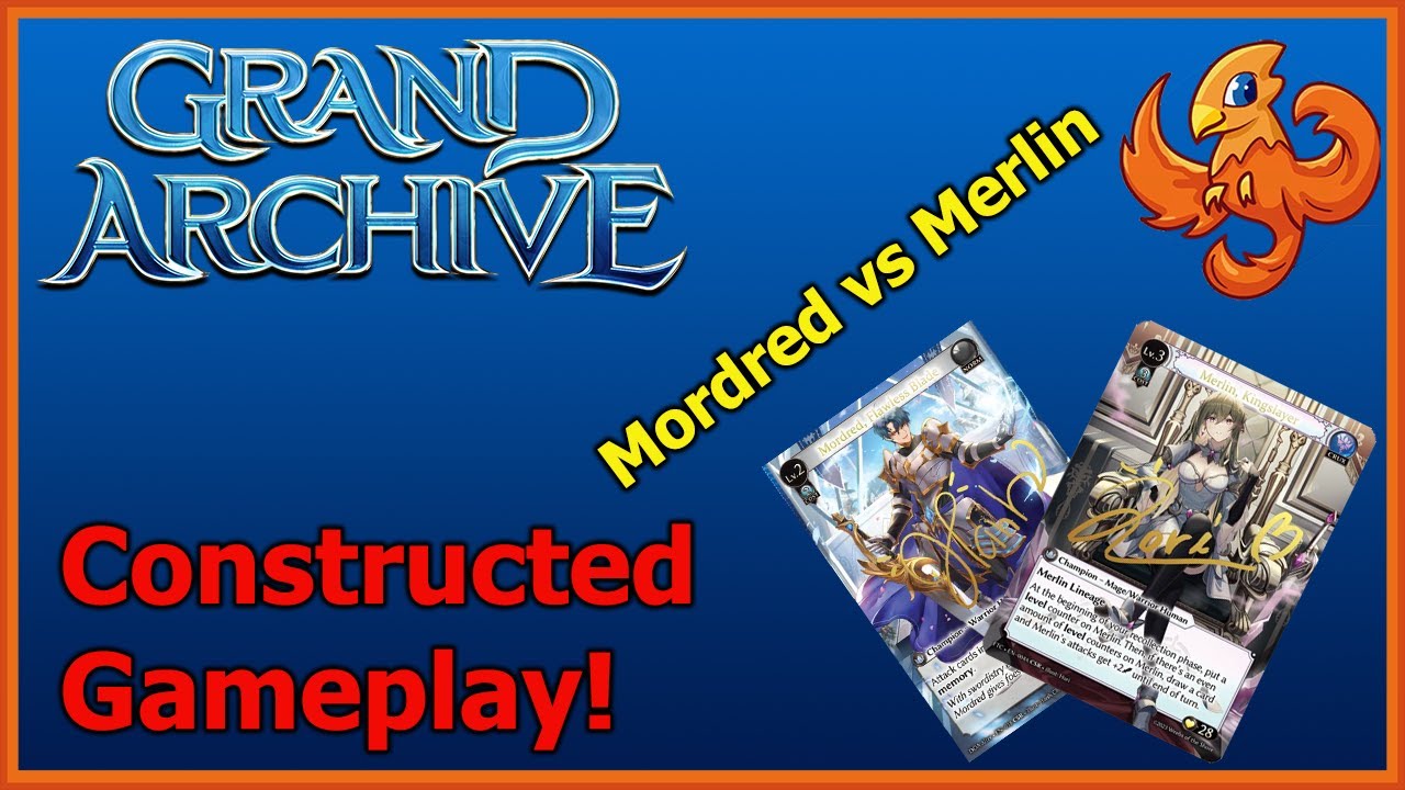 Grand Archive TCG | Water Mordred vs Fire Merlin - YouTube