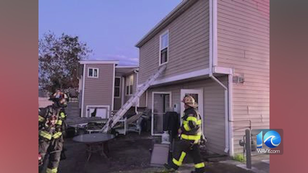 Fire damages home in Bowers Hill area of Chesapeake - YouTube