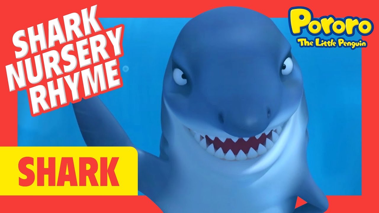 Shark Nursery Rhymes l Itsy Bitsy Spider l Cartoon Song for Kids l ...