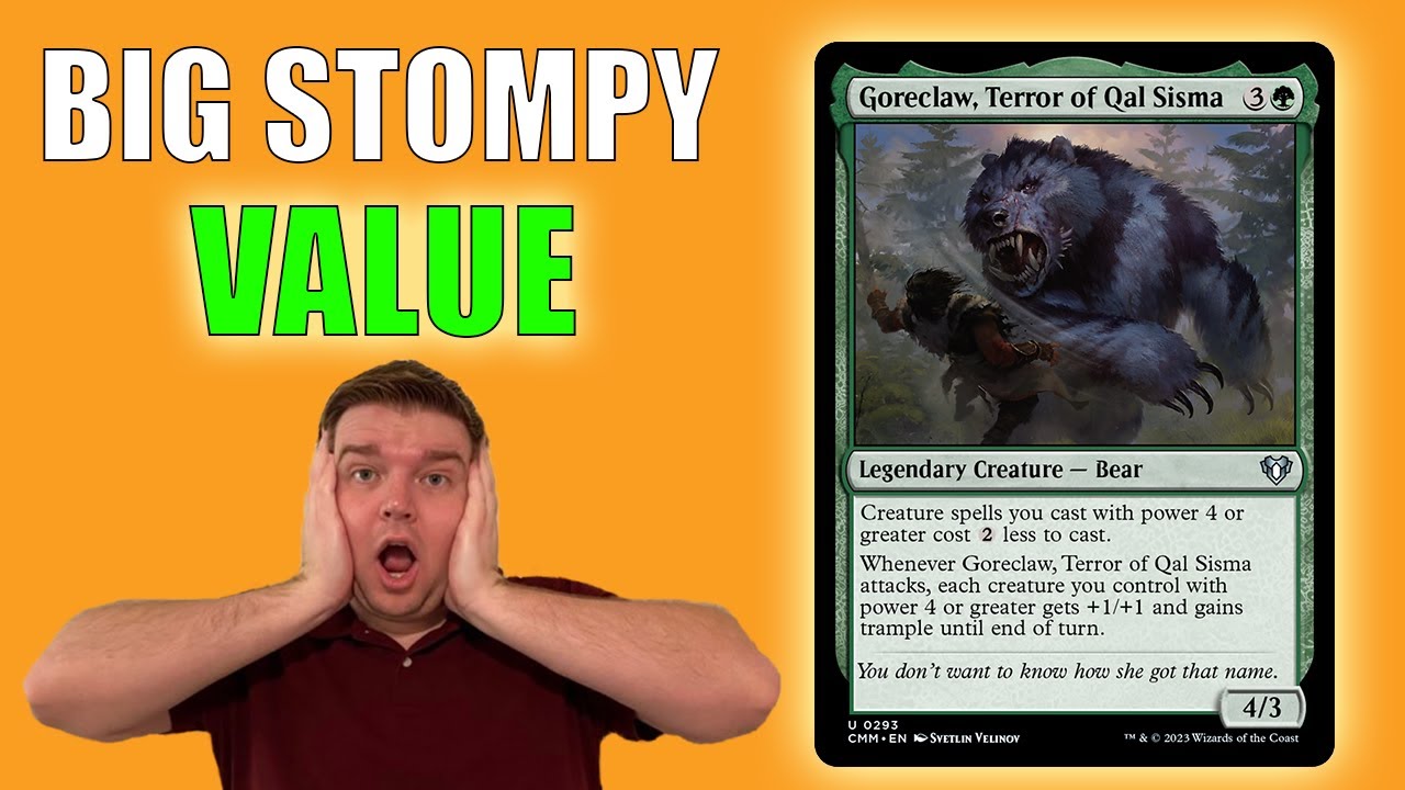 Goreclaw Terror of Qal Sisma High Power Commander Deck Tech | 2025 Mono ...
