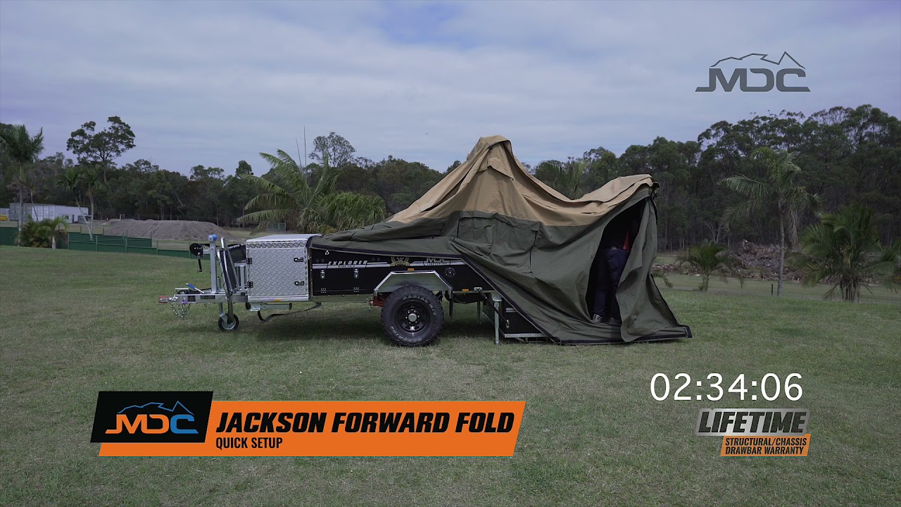 Quick Setup MDC Jackson FF Pop up Camper - YouTube