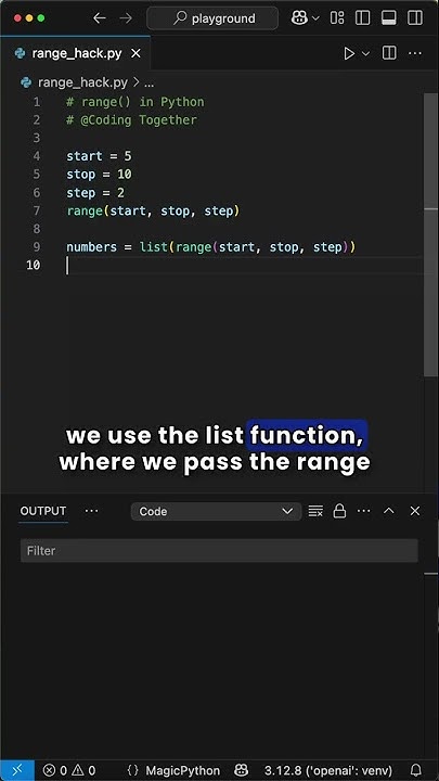 Python Range Function Tricks You Never Learned in School! - YouTube