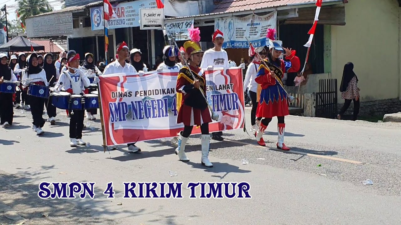 Pawai Pembangunan #10 [SMP Negeri 4 Kikim Timur] - YouTube