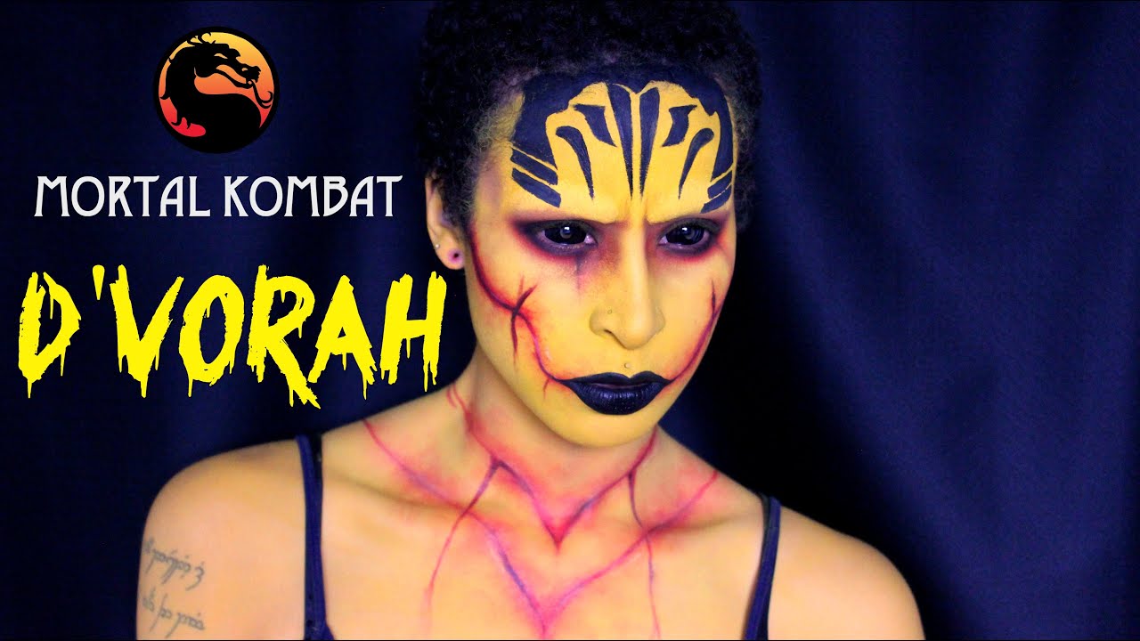 Mortal Kombat Series | D'Vorah Makeup Tutorial - YouTube