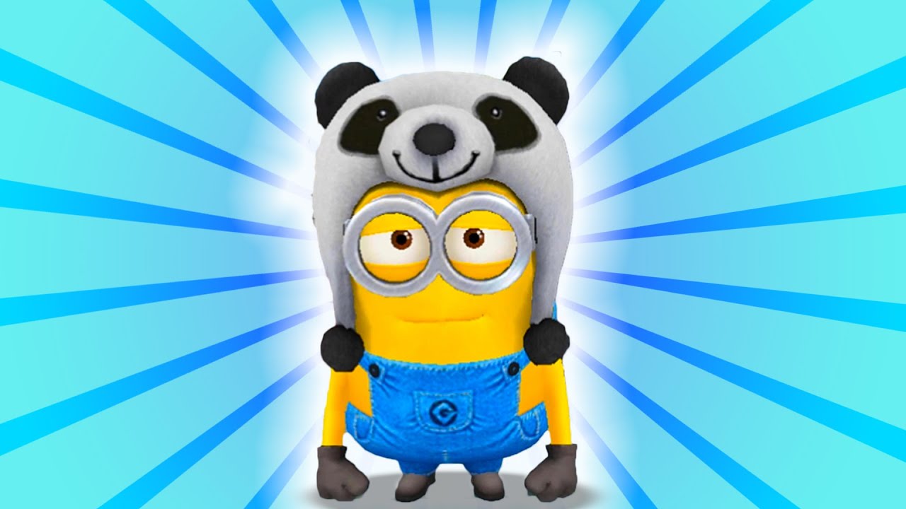 Panda Minion Costume ! Despicable me minion rush game - YouTube