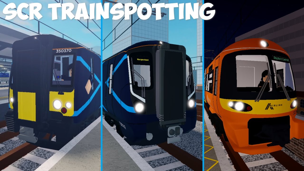 Trains At Stepford East - SCR Trainspotting - Roblox Stepford County ...