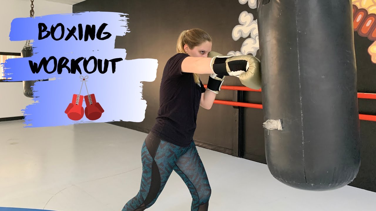 Boxing Workout with Hanging Bag - YouTube