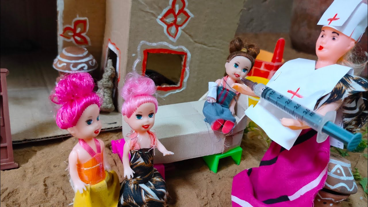Barbie doll in village Chinky aur minky #doll #villagebarbie # ...