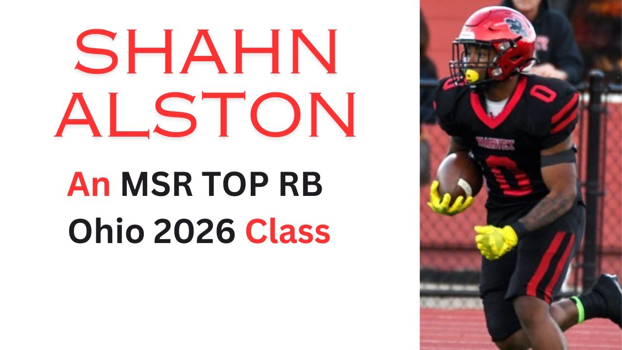 Shahn Alston - A top Running Back in the Ohio Class of 2026 - YouTube