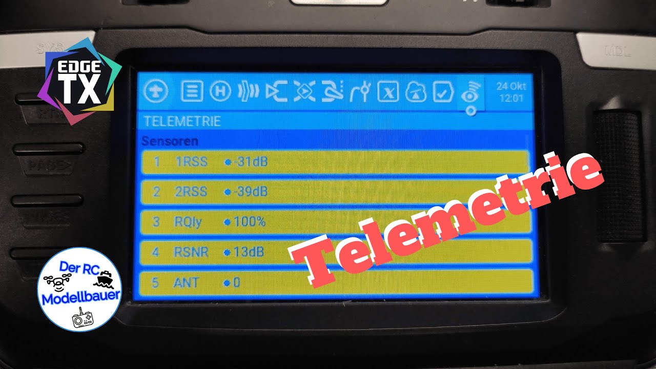 EdgeTX 2.10 Telemetrie 🌍 - YouTube
