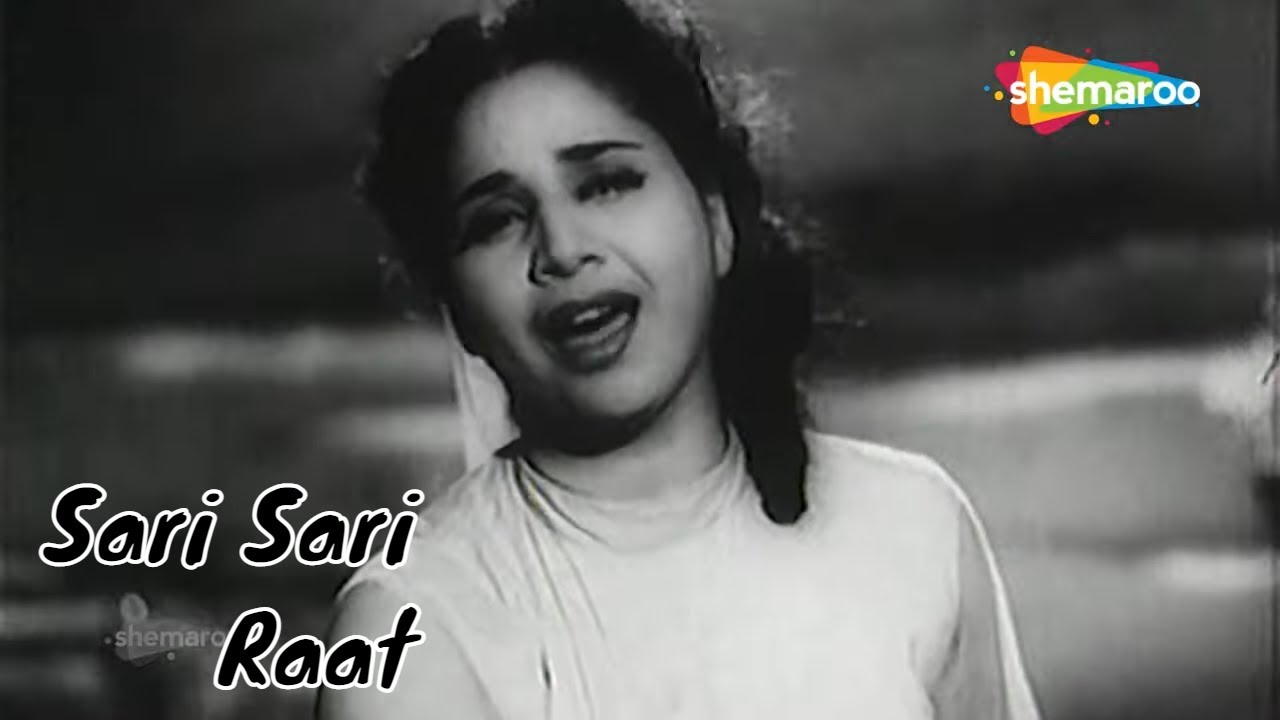 Sari Sari Rat Teri | Aji Bas Shukriya (1958) | सारी सारी रात तेरी याद ...