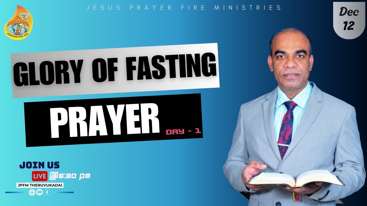 Live || Glory Of Fasting Prayer || 12 December 2024 || Rev. G. Sudhakar ...