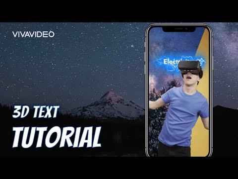 3D Text tutorial🌟#edit #magic #howitsmade #3d #creativity #vivavideo