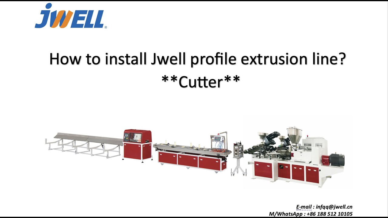 How to install jwell profile line? cutter - YouTube
