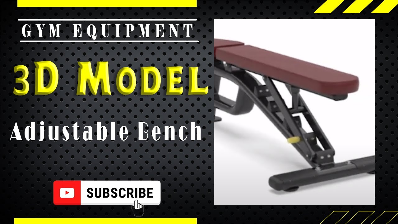 Gym Equipment | Adjustable Bench | 3D Models | VRx Academy - YouTube