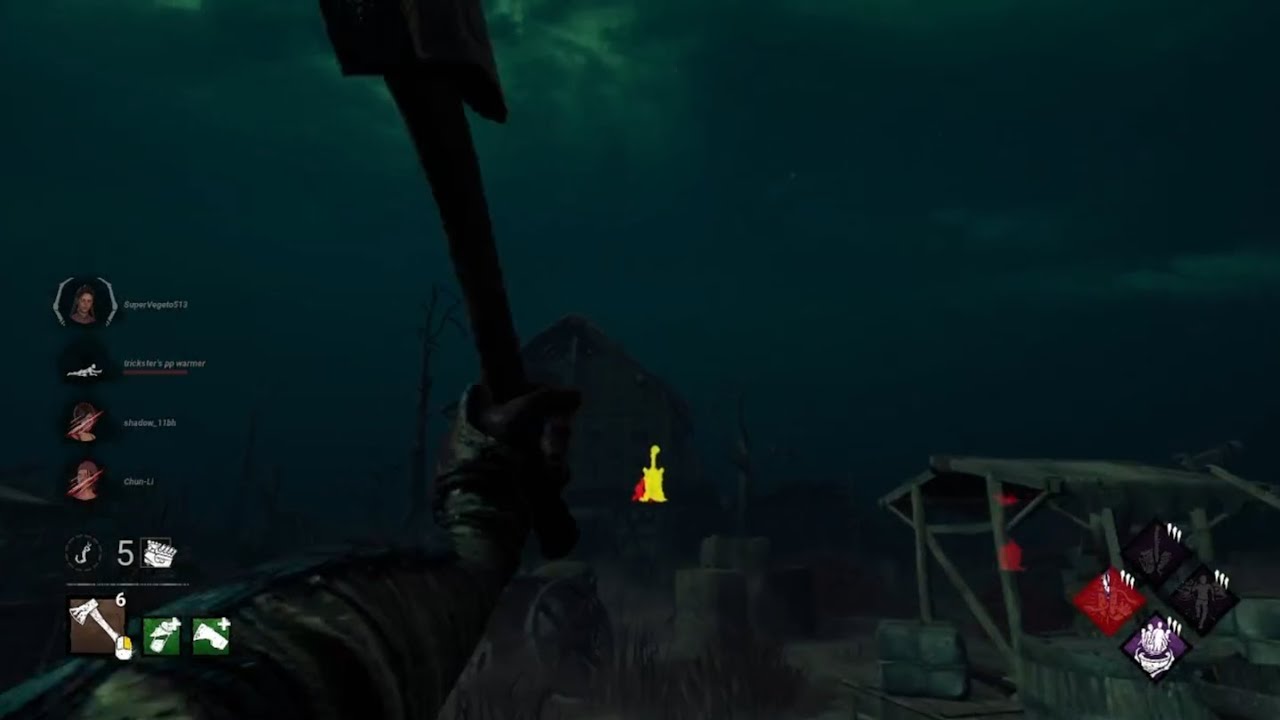 Through a small window - huntress shot dbd - YouTube