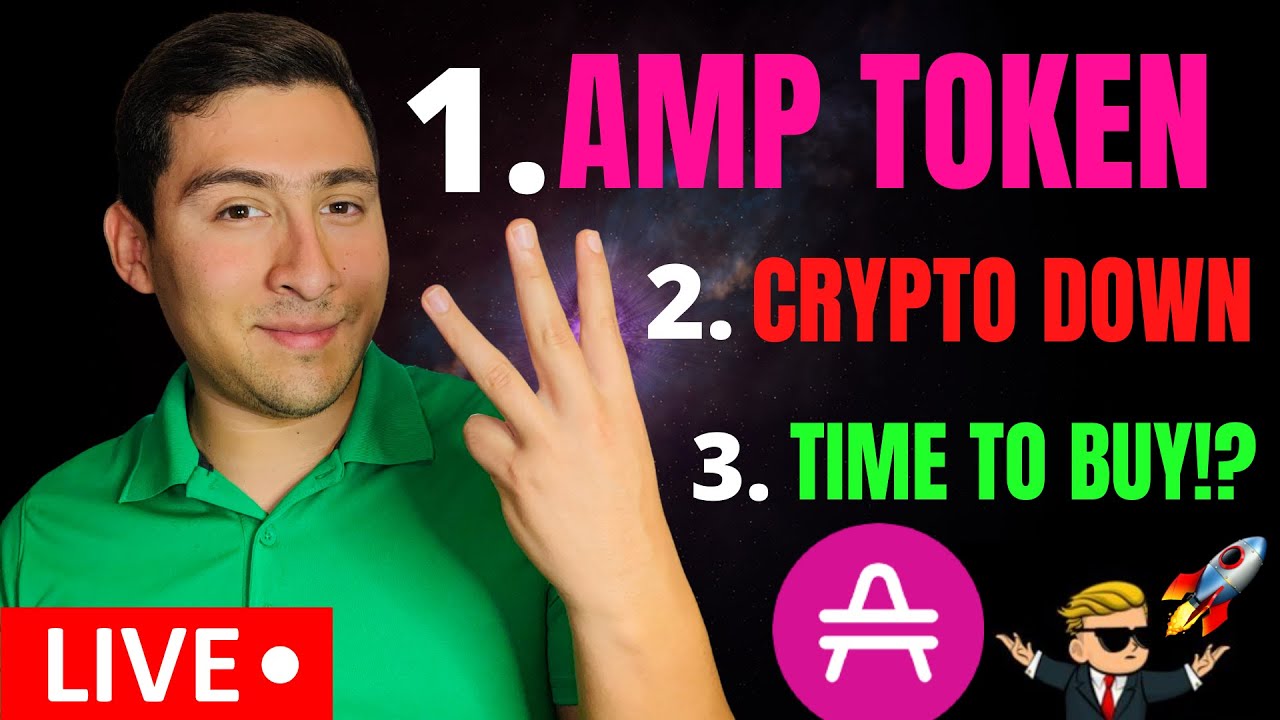 AMP TOKEN Livestream! Predictions, Staking, Crypto Crash - YouTube