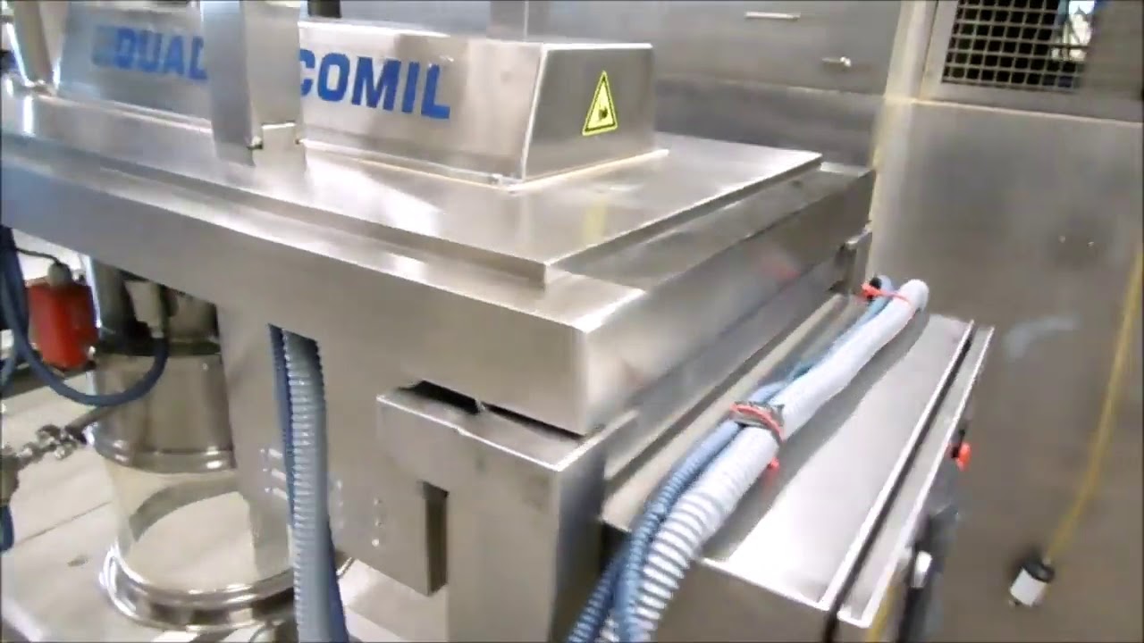 Used Quadro Comil 196 size reduction mill - YouTube