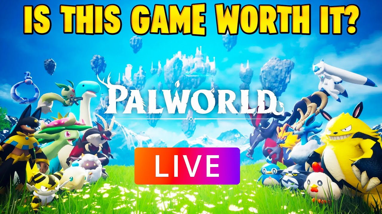 PalWorld Gameplay LIVE. Entering END Game. Let's Catch Some POWERFUL ...